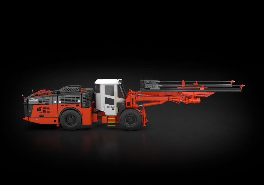 Sandvik DD422iE 360 rotation Sandvik DD422iE 360 rotation